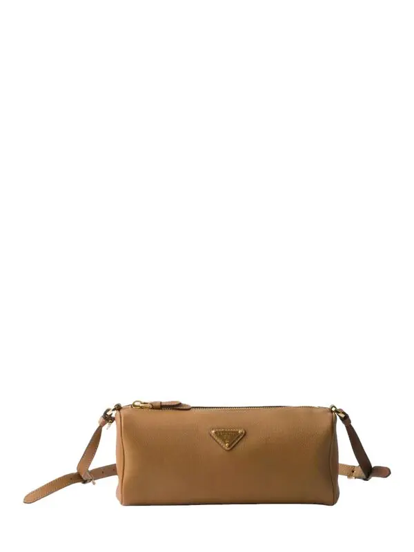 Prada Leather Shoulder Bag - Brown
