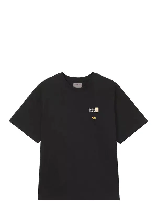MUSIUM DIV. Cotton T-shirt - Black