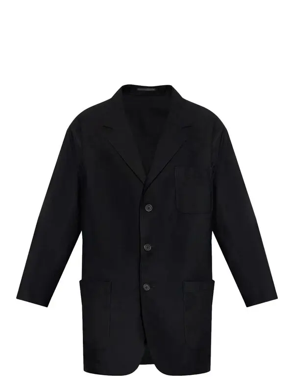 Yohji Yamamoto Single-breasted Blazer - Black