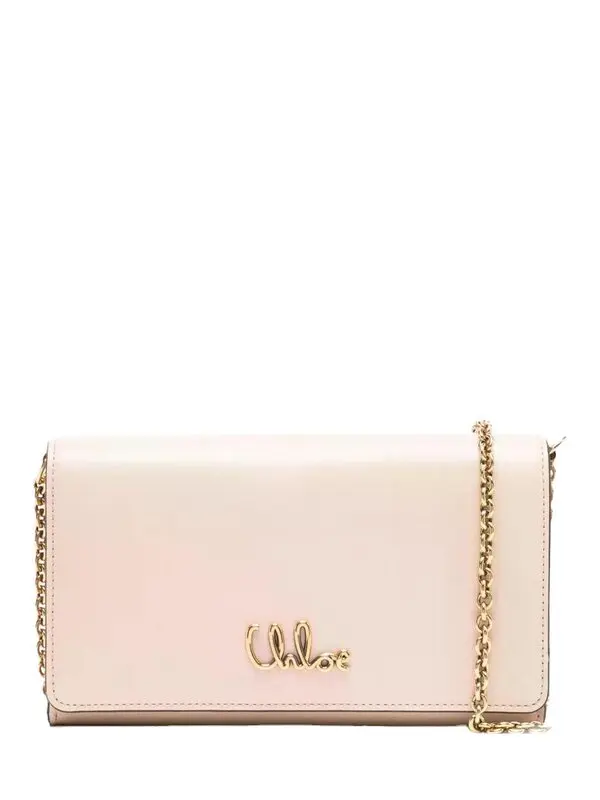 Chloé Ironic Flap Chain Crossbody Bag - Pink