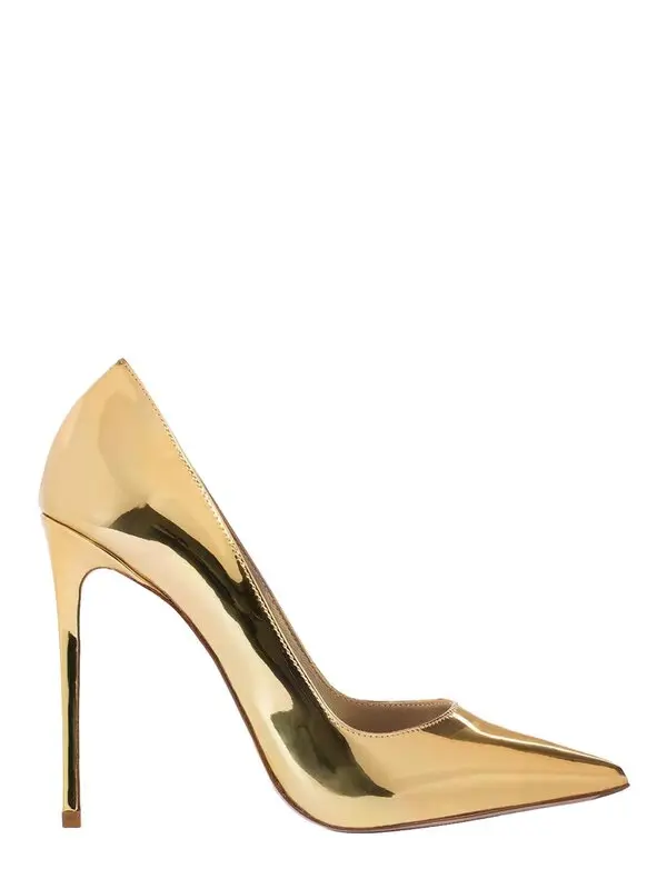 LE SILLA 120mm Bella Metallic Pumps - Gold