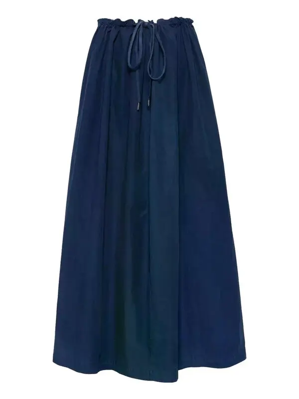 Aspesi Wrap Midi Skirt - Blue