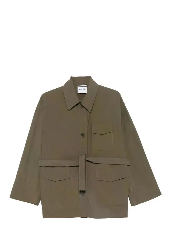 Aspesi Belted Jacket - Green