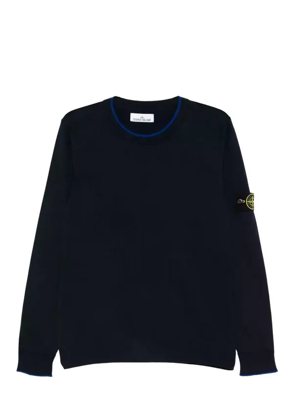 Stone Island Compass-badge Sweater - Blue