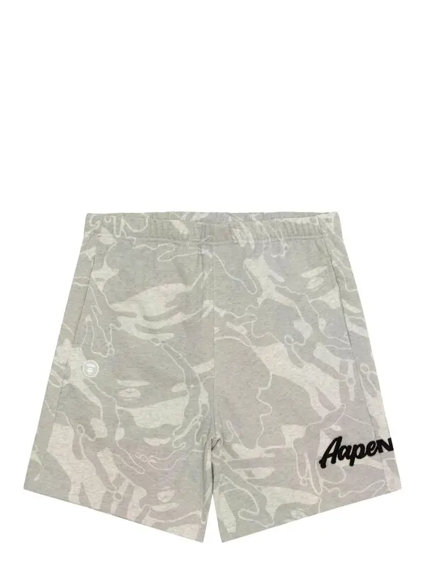 AAPE BY *A BATHING APE® Cotton-blend Shorts - Grey