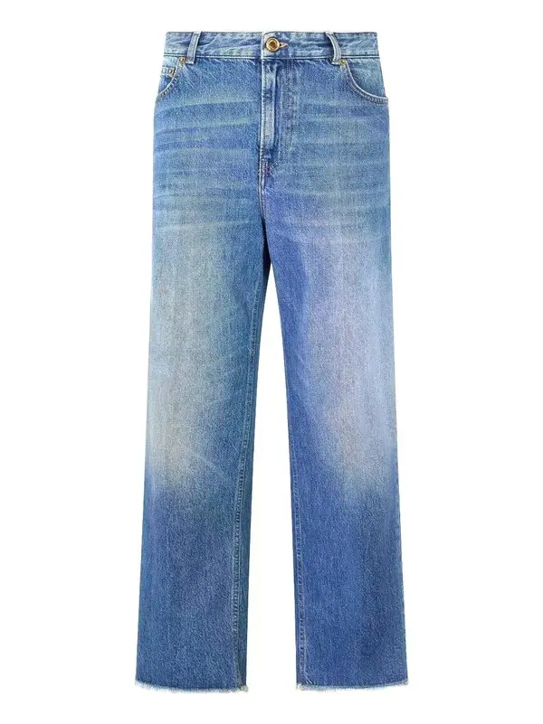 Roberto Cavalli High-waisted Wide-leg Jeans - Blue