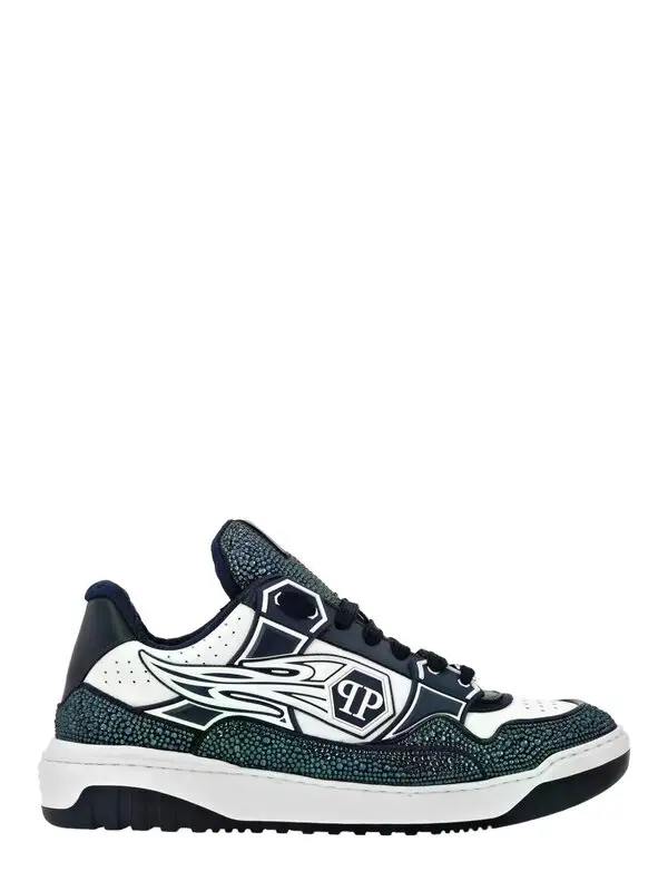 Philipp Plein Moon Walker Low-top Sneakers - Blue