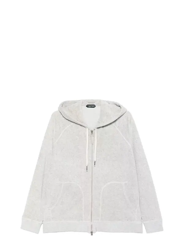 TOM FORD Terry Hoodie - Grey