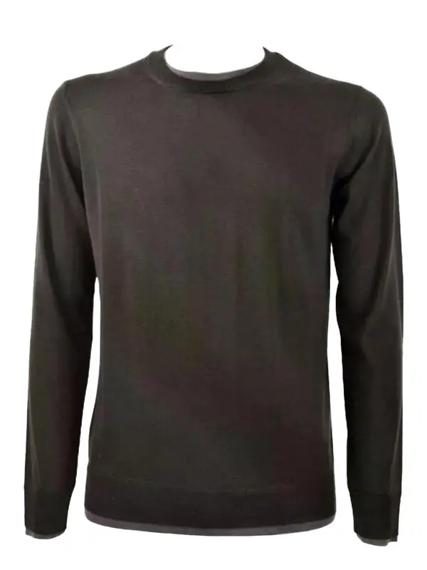 PAOLO PECORA Wool Sweater - Brown