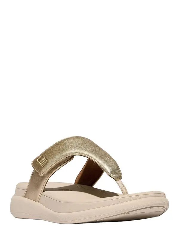 Fitflop F-mode Go Platform Flip Flop - Platino