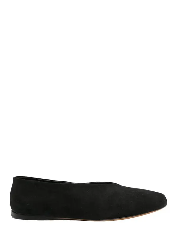 Proenza Schouler Suede Ballerina Flats - Black