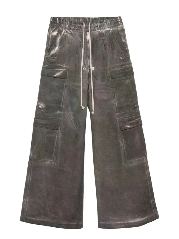 Rick Owens Double Cargo Jumbo Belas Trousers - Grey