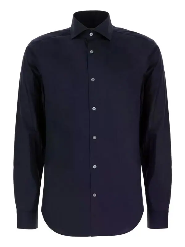 Corneliani Poplin Shirt - Blue