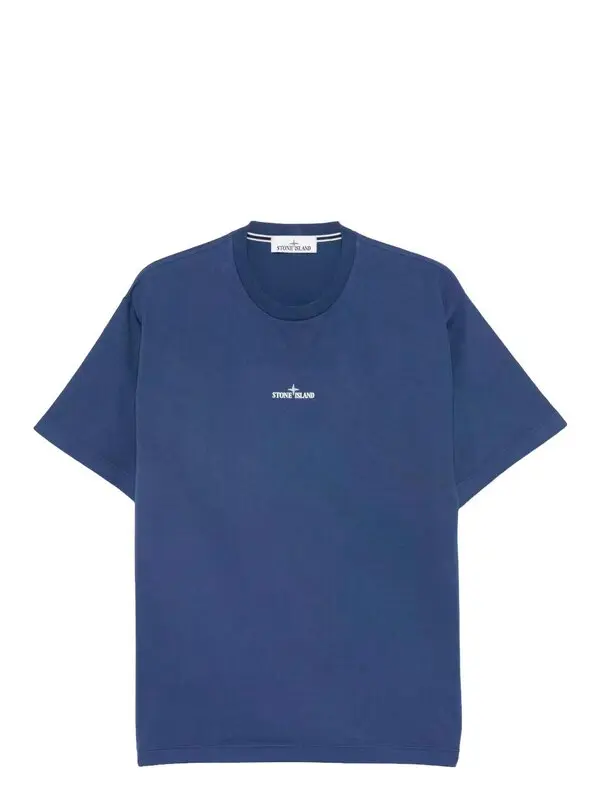 Stone Island Logo-print T-shirt - Blue