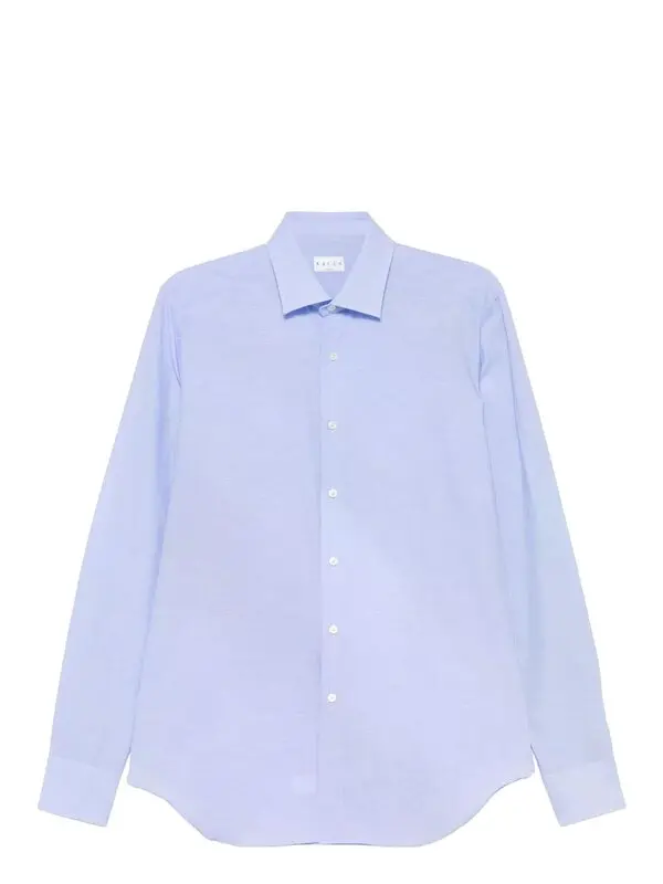 XACUS Classic-collar Shirt - Blue