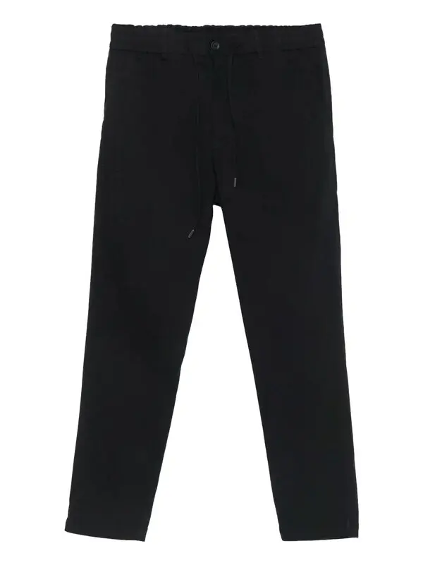 BOSS Logo-embroidered Trousers - Black