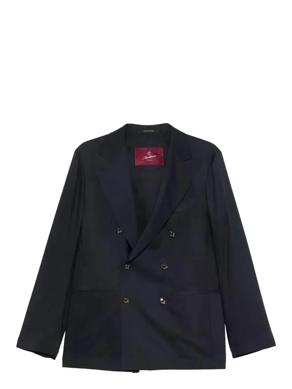 MONTECORE Virgin Wool Blazer - Blue