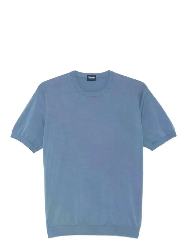 DRUMOHR Cotton T-shirt - Blue