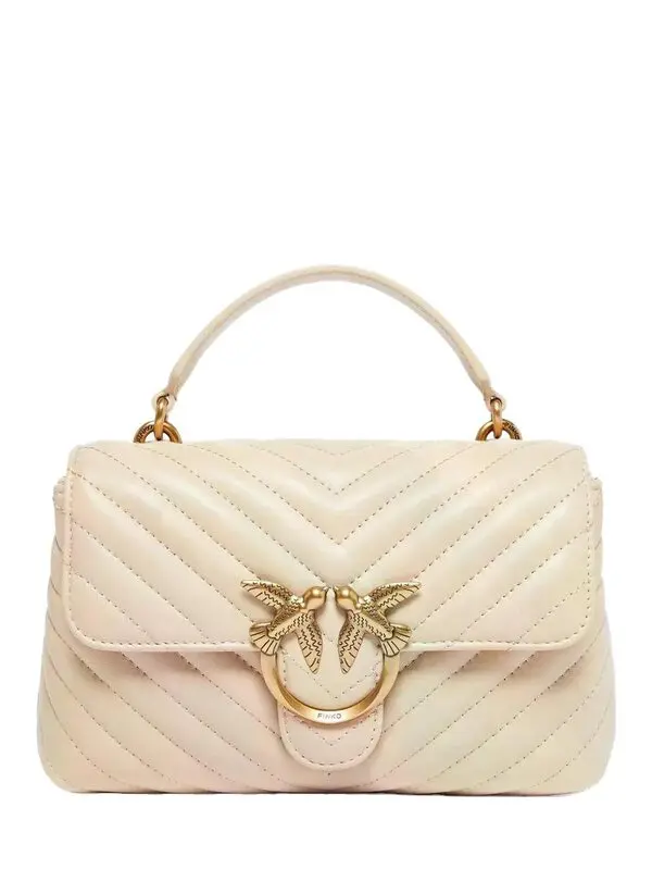 Pinko Mini Lady Love Tote - Neutrals