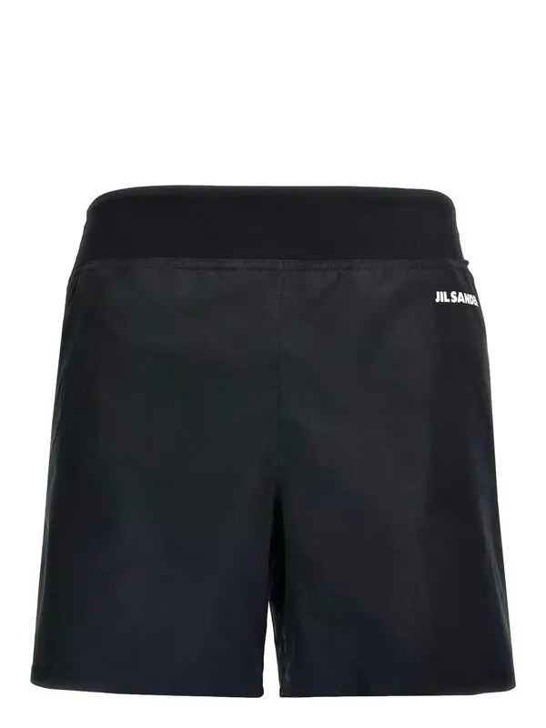 JIL SANDER Logo-detail Shorts - Black
