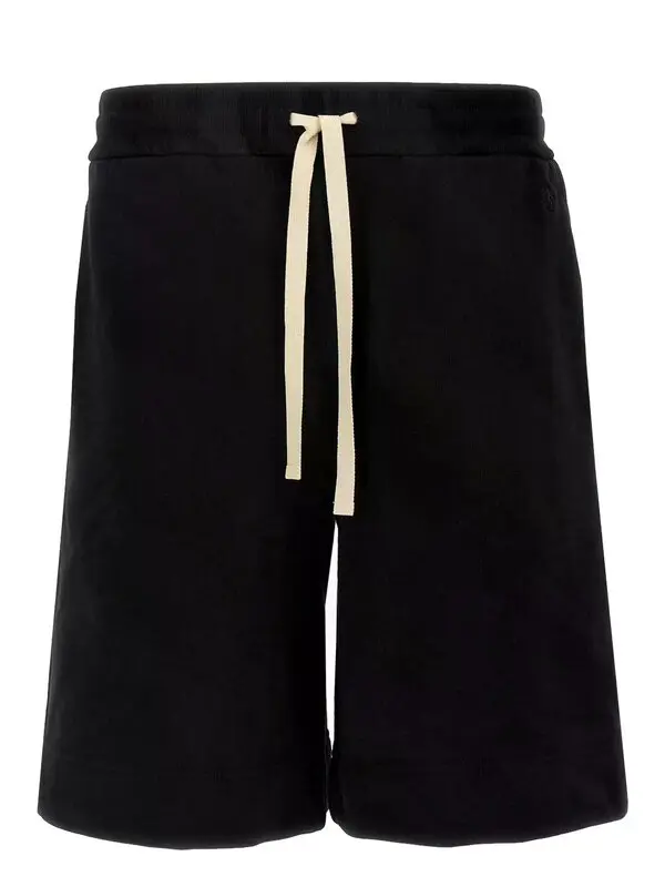 JIL SANDER Drawstring-waist Shorts - Black