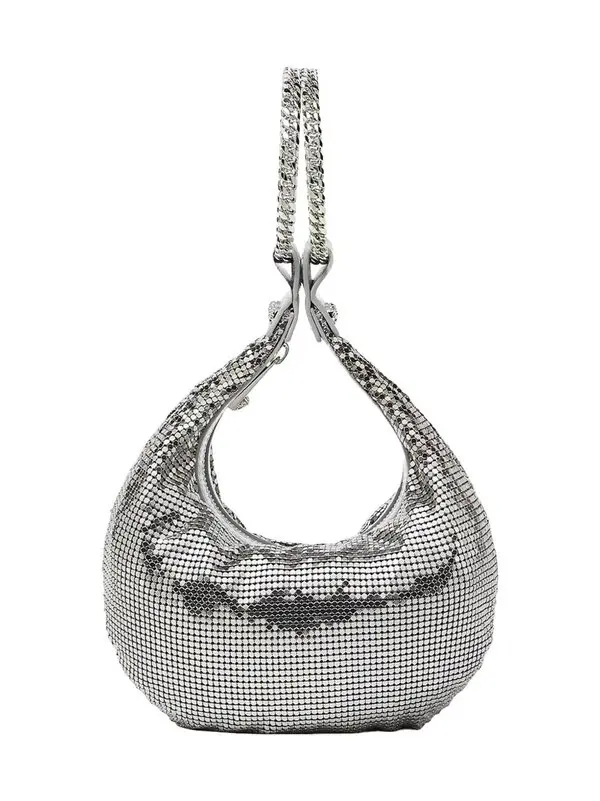 Versace Metal Mesh Mini Bag - Silver