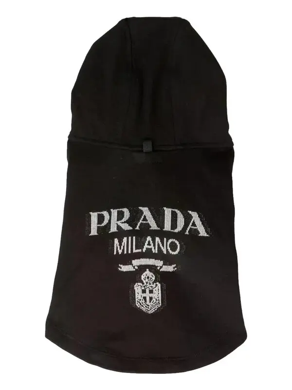 Prada Logo-jacquard Pet Coat - Black