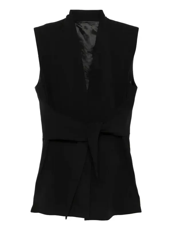 Rick Owens Strutter Waistcoat - Black