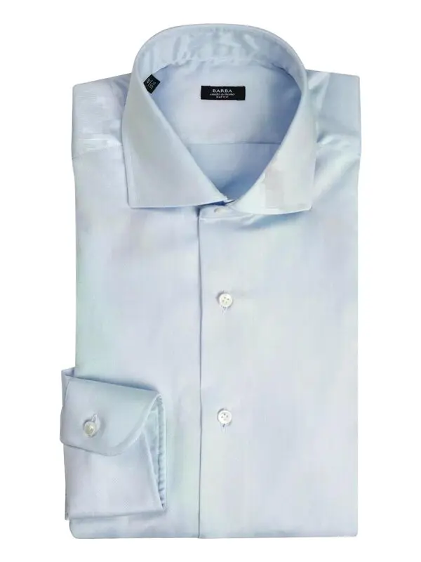 BARBA NAPOLI Poplin Shirt - Blue