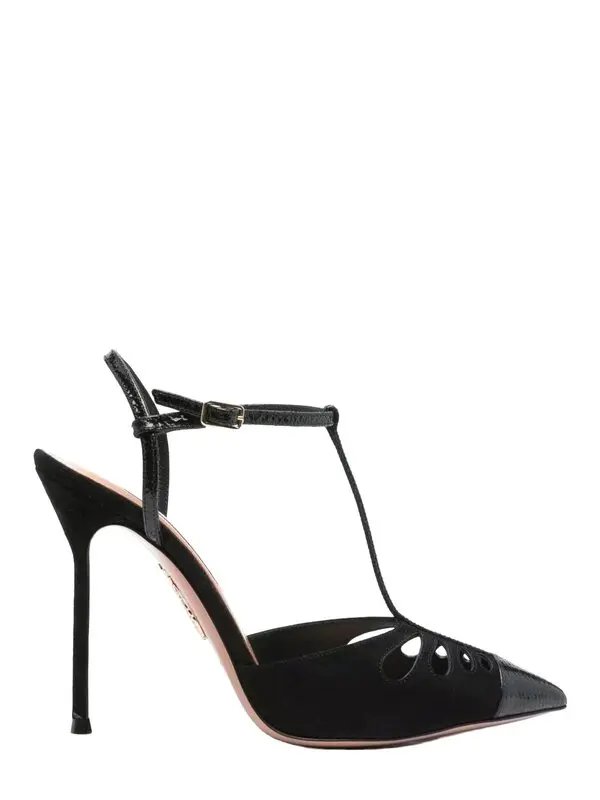 AQUAZZURA 105mm Camille Pumps - Black