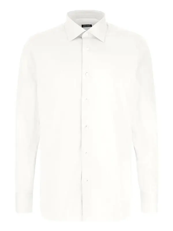 Zegna Long Sleeve Shirt - White