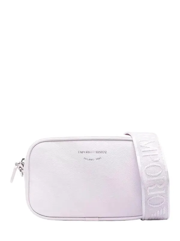 Emporio Armani Leather Crossbody Bag - Pink