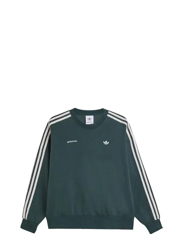 Adidas X Sporty & Rich Sweatshirt - Shadow Green