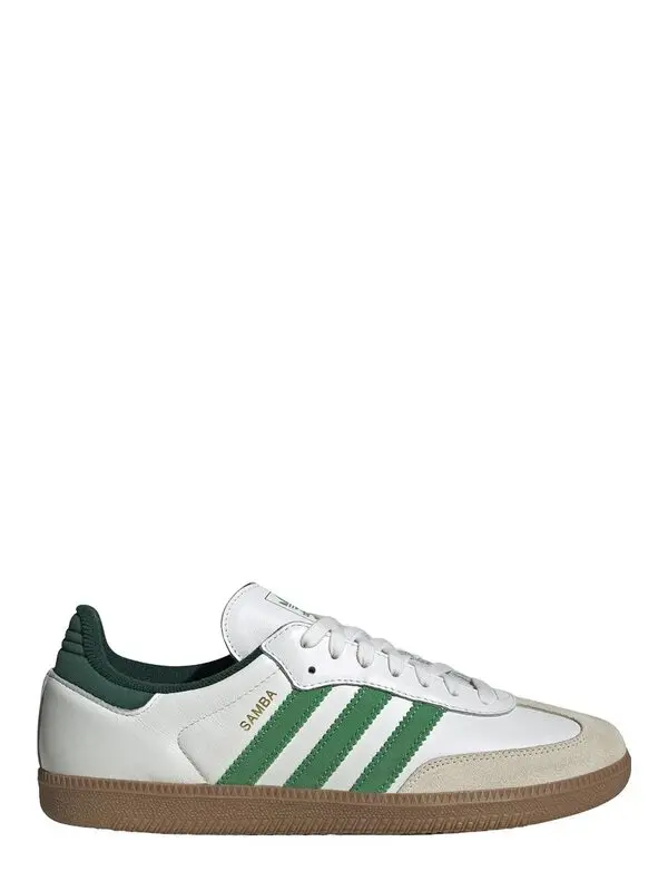 Adidas Samba Og Sneakers - Core White/green/collegiate Green