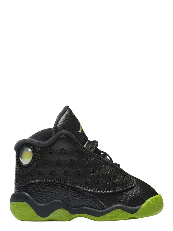 JORDAN 13 Retro Sneakers - Black/white/altitude Green