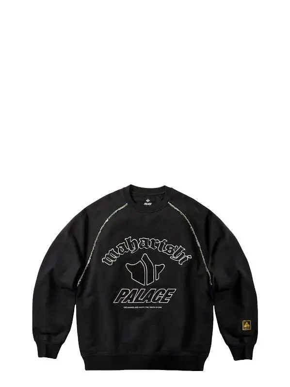PALACE Maharishi Temple Crew - Black
