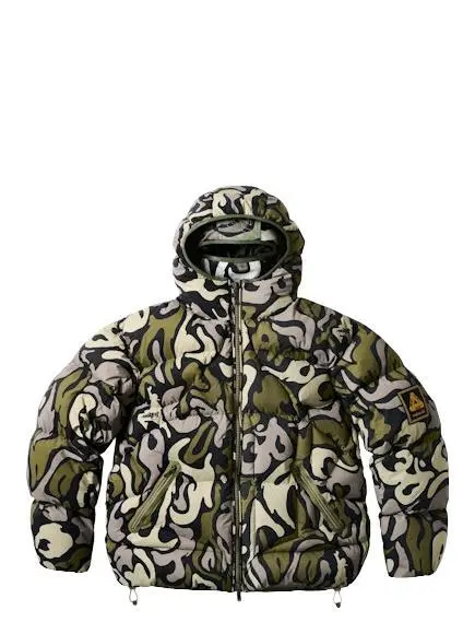 PALACE Maharishi Temple Puffa Jacket - Dpm Kor Om