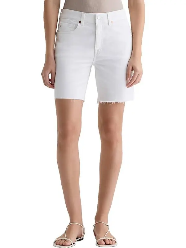 Ag The Ex-boyfriend Denim Shorts - White