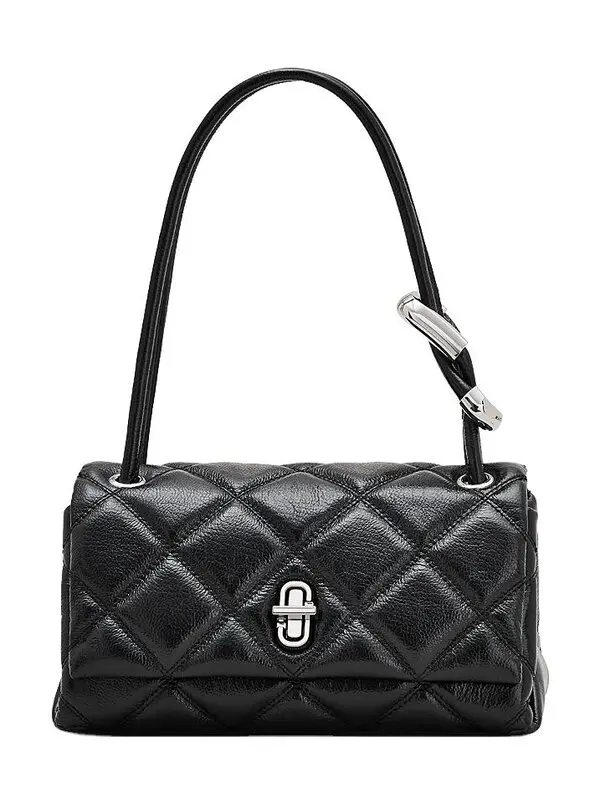 Marc Jacobs Quilted Mini Dual Shoulder Bag - Black