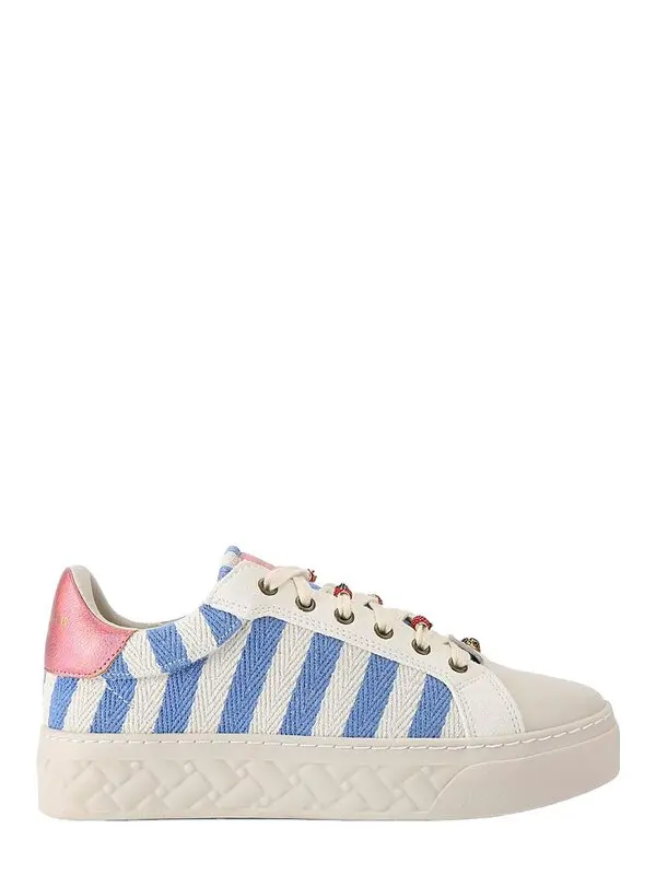 Kurt Geiger Kensington Cupsole Sneakers - Open Blue
