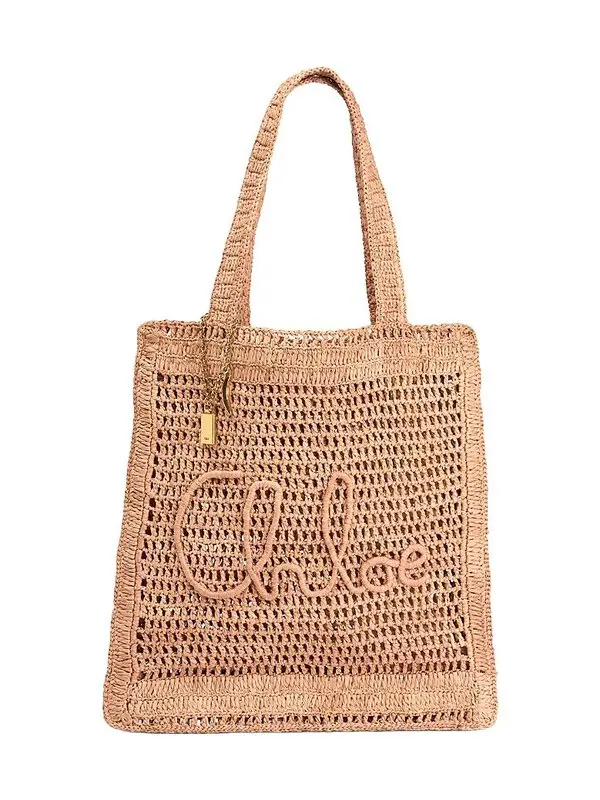Chloé Raffia Tote - Summery Beige