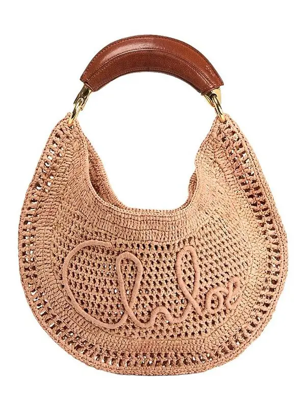 Chloé Raffia Hobo Bag - Summery Beige