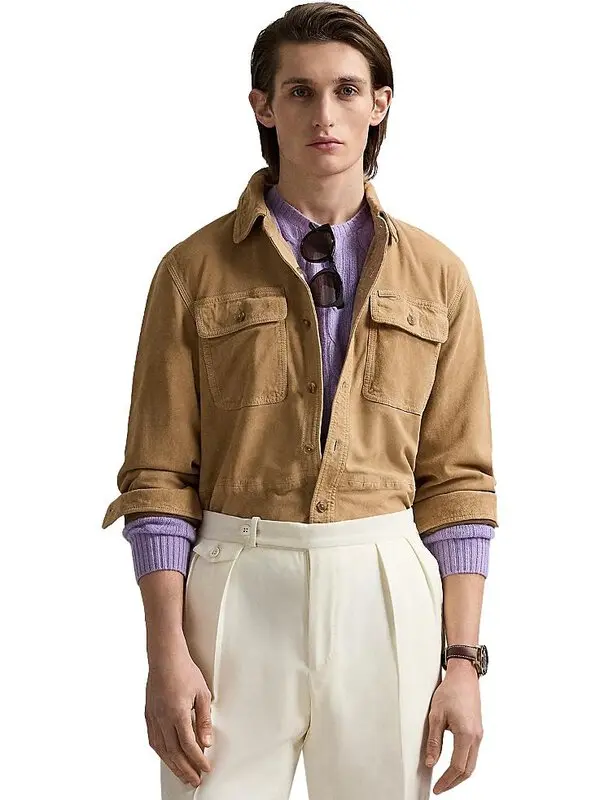 Polo Ralph Lauren Suede Shirt Jacket - Berkshire Tan
