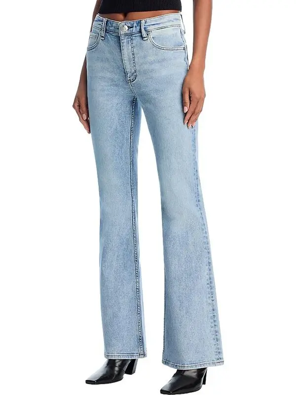 Rag & Bone Flexi Dahlia Mid-rise Flare Jeans - Lou