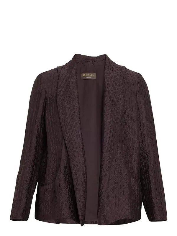 Loro Piana Annie Diamond Cloqué Jacket - H0v5 Cloves