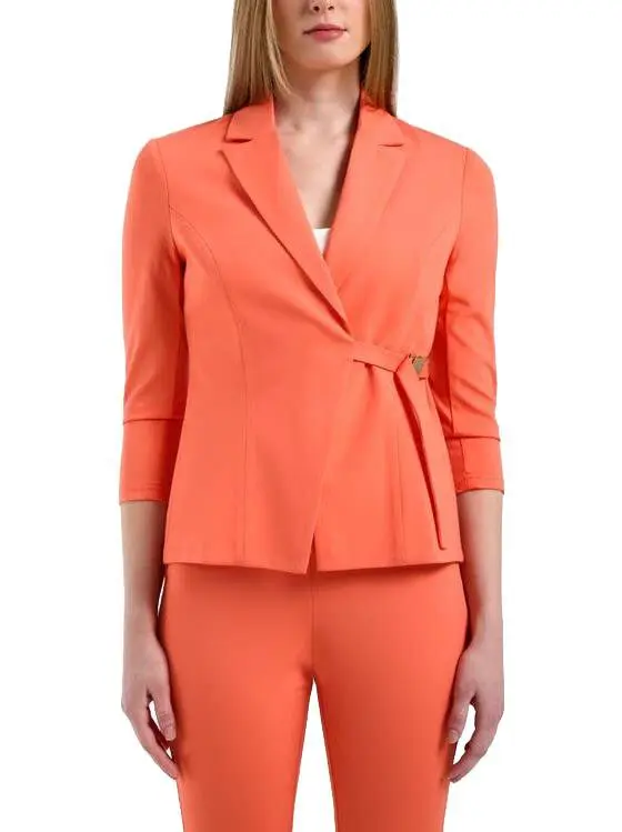 CAPSULE 121 Belted Tailored Jacket - Coral