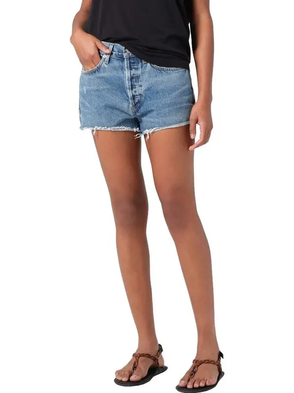 AGOLDE Parker High-waist Denim Shorts - Chorus