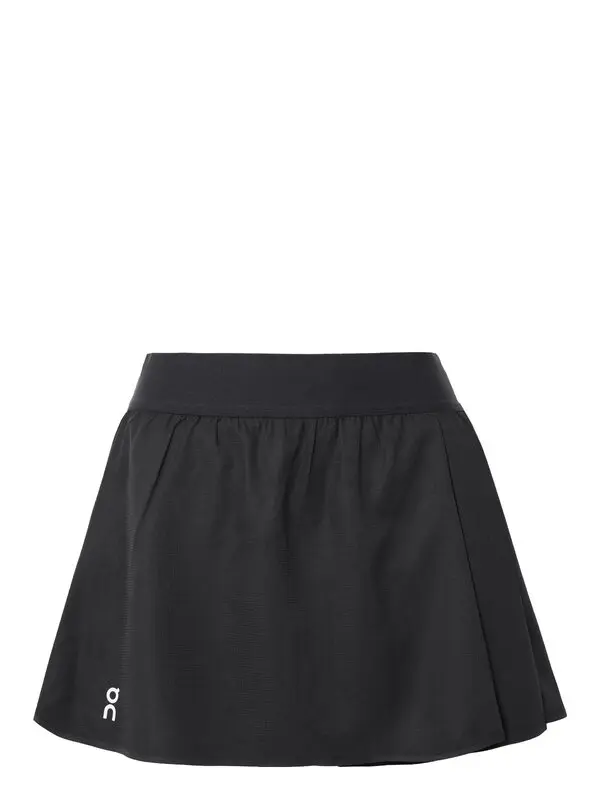 On Court Pleated Tennis Skirt - Black