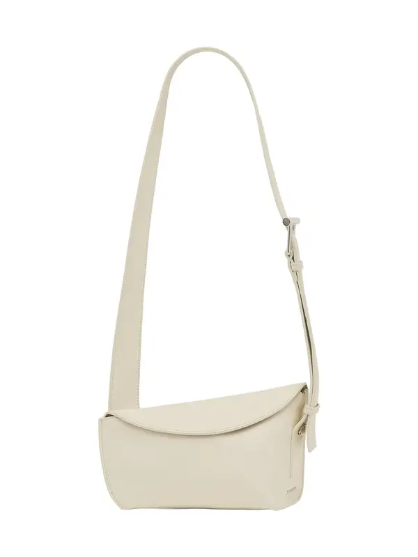 Alexander McQueen Leather T-bar Sling Cross-body Bag - Nude