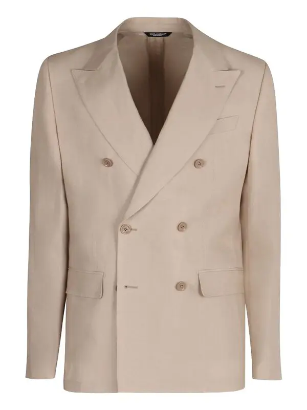 Dolce & Gabbana Linen Jacket - Beige